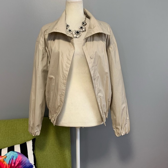 Club Monaco | Jackets & Coats | Club Monaco Tan Elastic Waist Utility ...